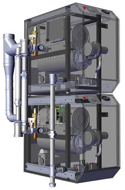 Mod Con Double Stack Commercial Volume Water Heater Hot Water Products